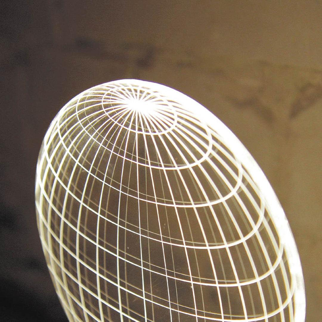 BULB Optical Illusion 2D To 3D Table Lamp – Studio Cheha